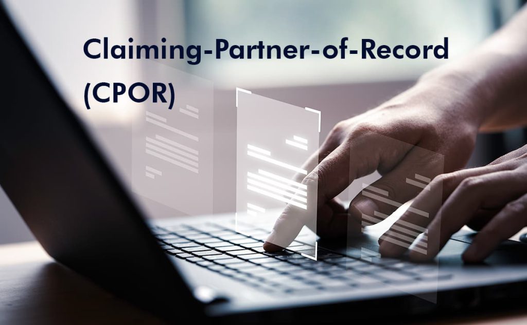 (CPOR) Novedades en el Claiming-Partner-of-Record